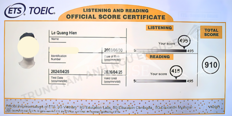 Hướng dẫn chi tiết 2 cách tra cứu điểm thi TOEIC IIG tại nhà nhanh chóng – chính xác